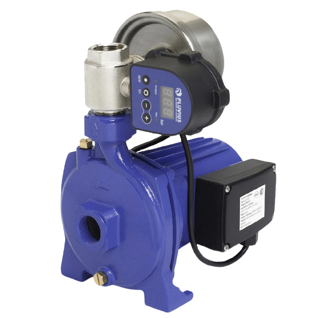 BOMBA PRESURIZADORA PLUVIUS MODELO PRES TCD 600W HASTA 5 CONSUMOS ...