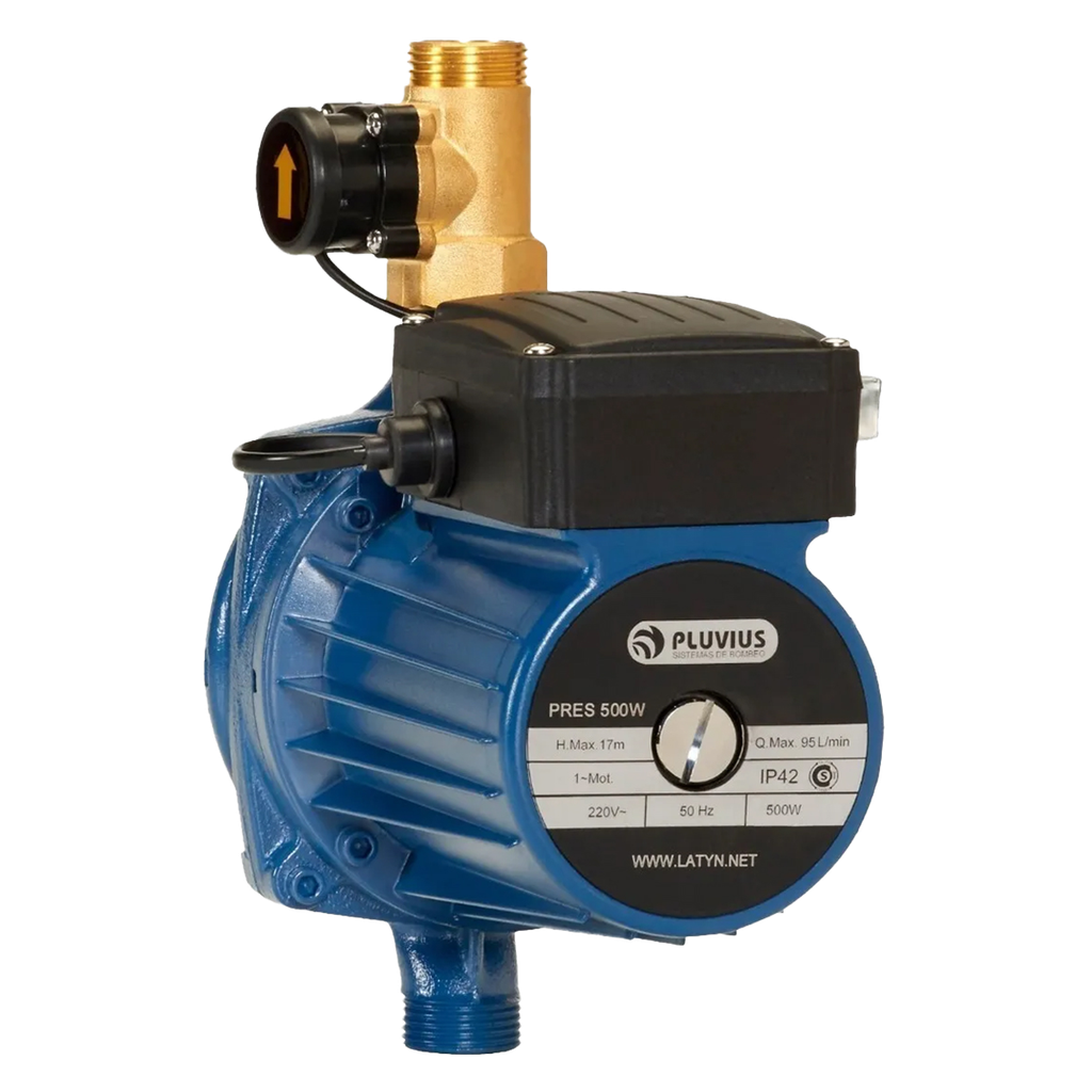 BOMBA PRESURIZADORA PLUVIUS MODELO PRES 500W HASTA 5 CONSUMOS - TANQUE ...